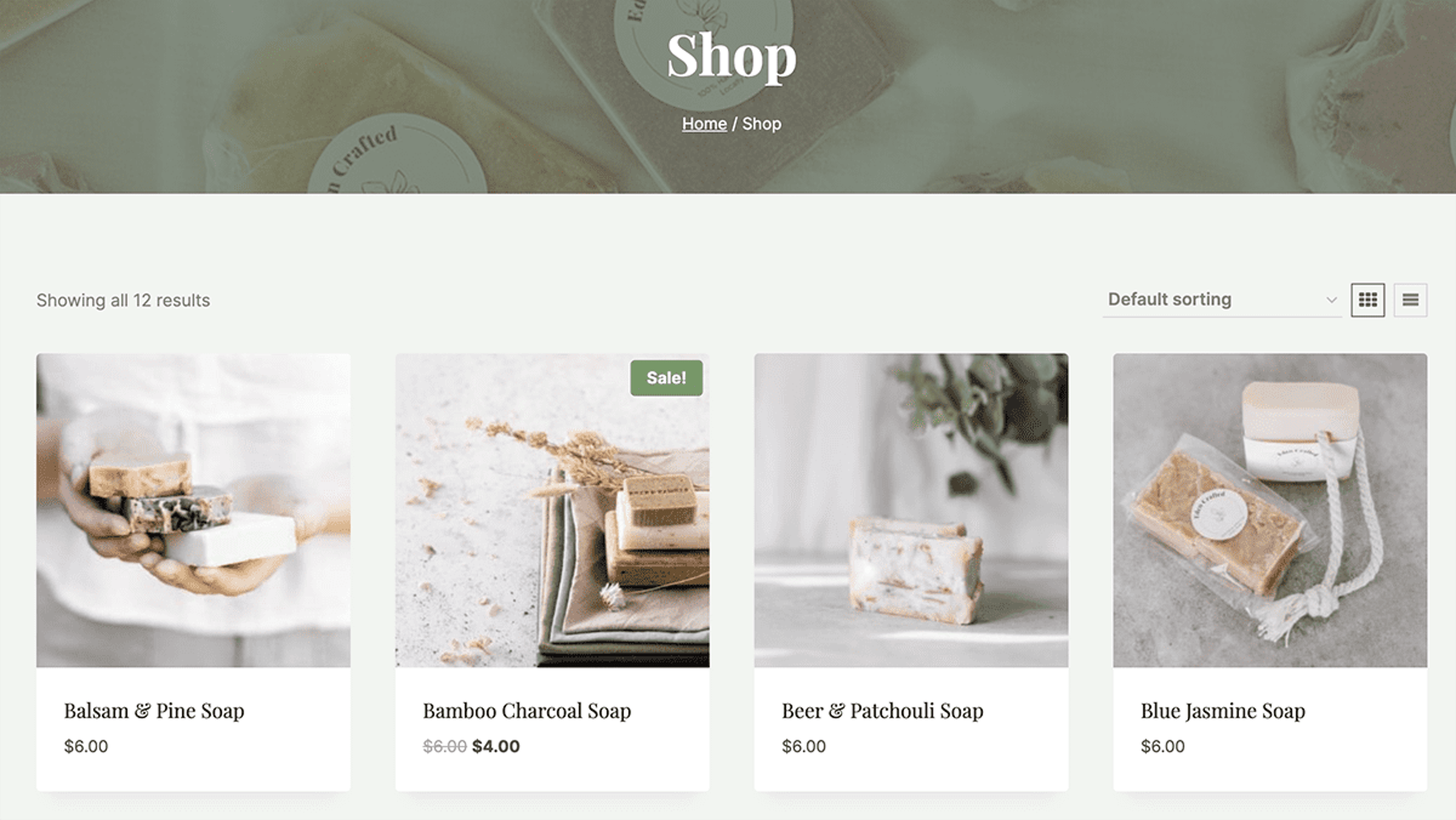 Soap Shop - Kadence Theme