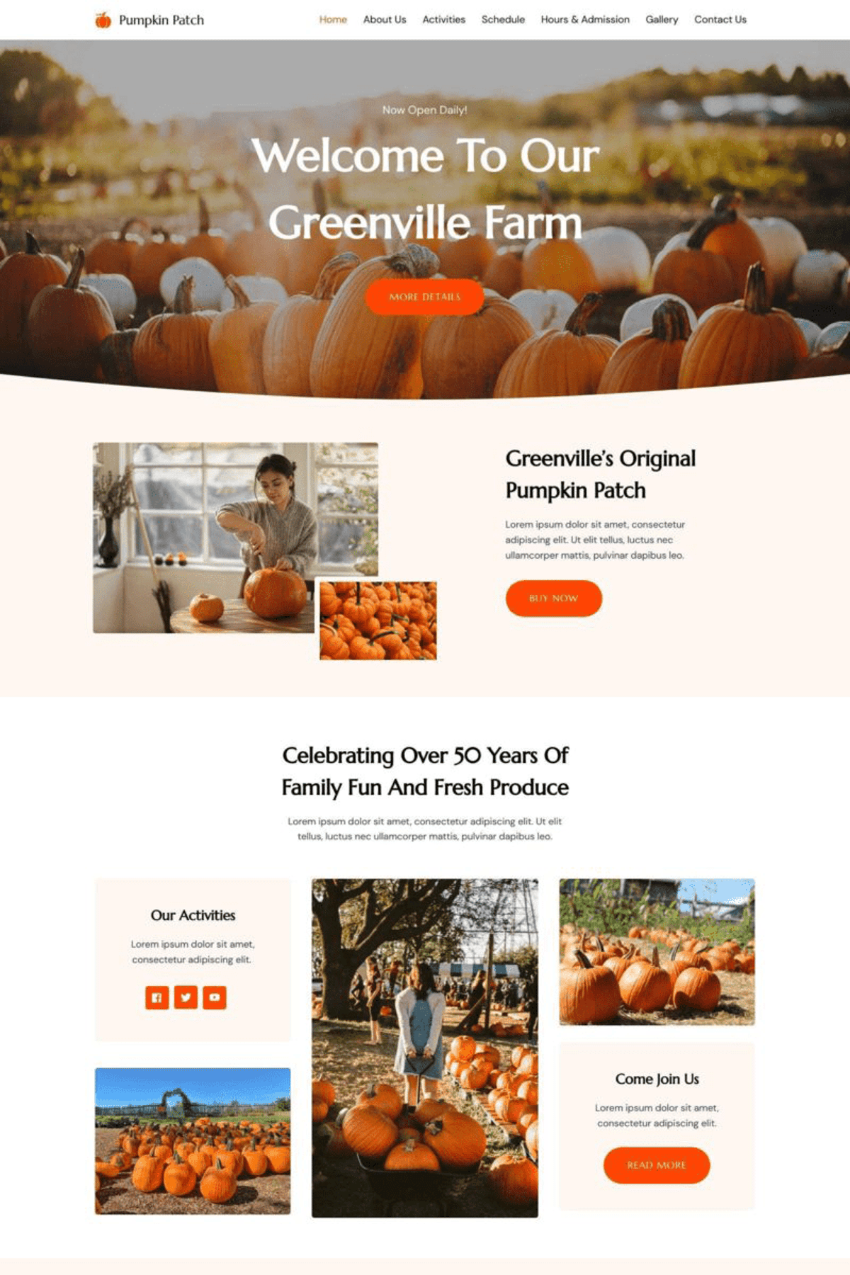 Pumpkin Patch - Kadence Theme