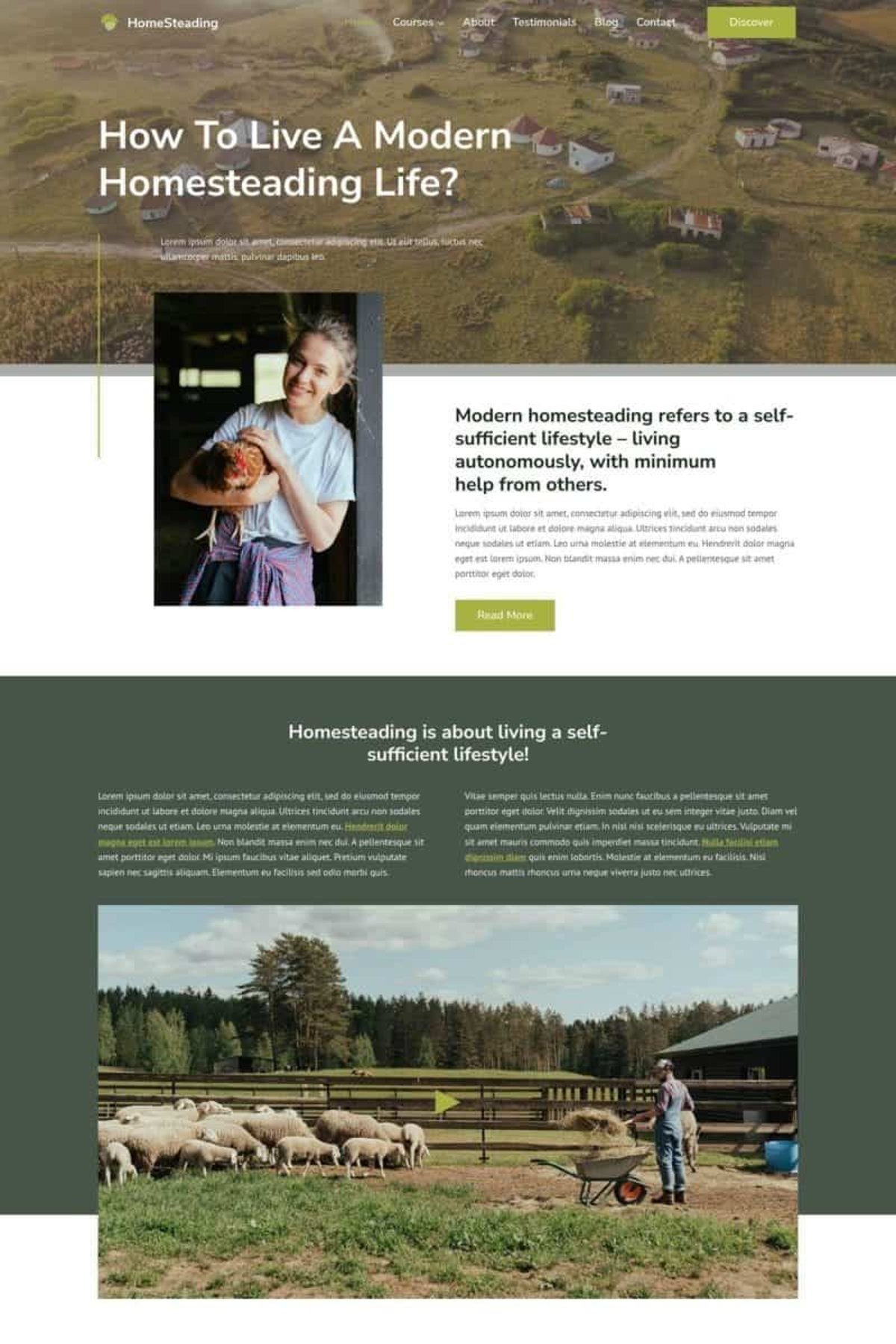 HomeSteading - Kadence Theme