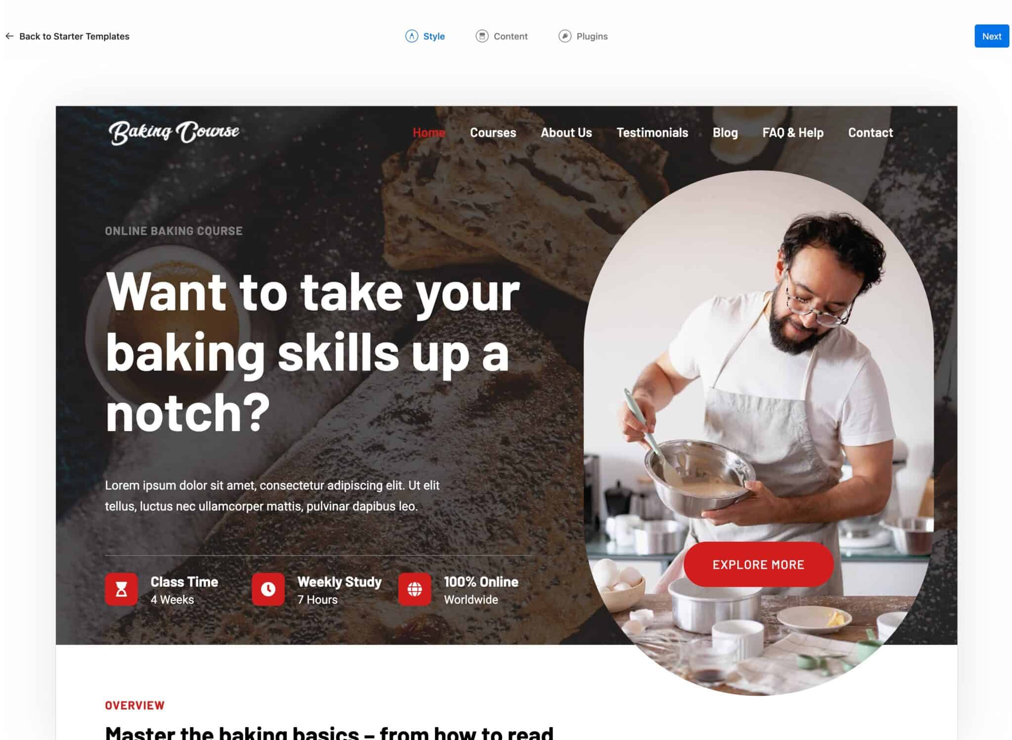 Getting Started with a Pre-Designed Starter Template - Kadence WP Documentation