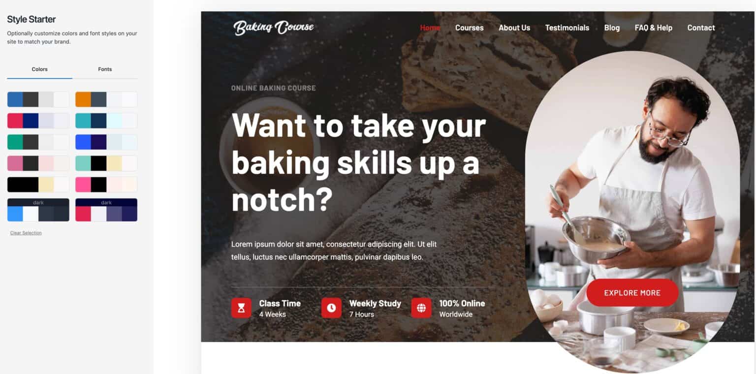 Getting Started with a Pre-Designed Starter Template - Kadence WP ...