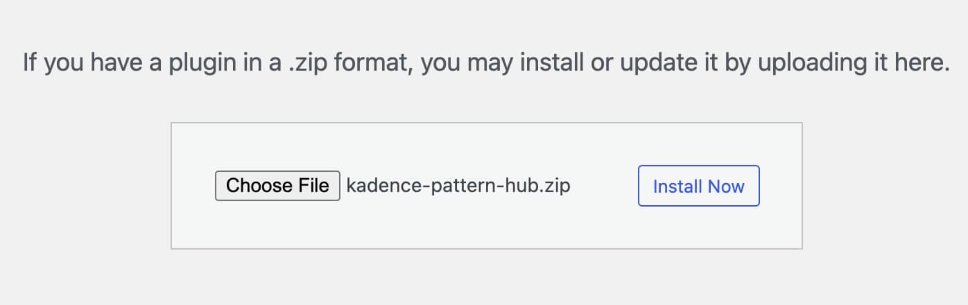 How to Create Your Own Pattern Hub - Kadence WP Documentation