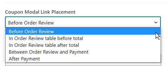 Checkout Coupon Modal - Kadence WP Documentation