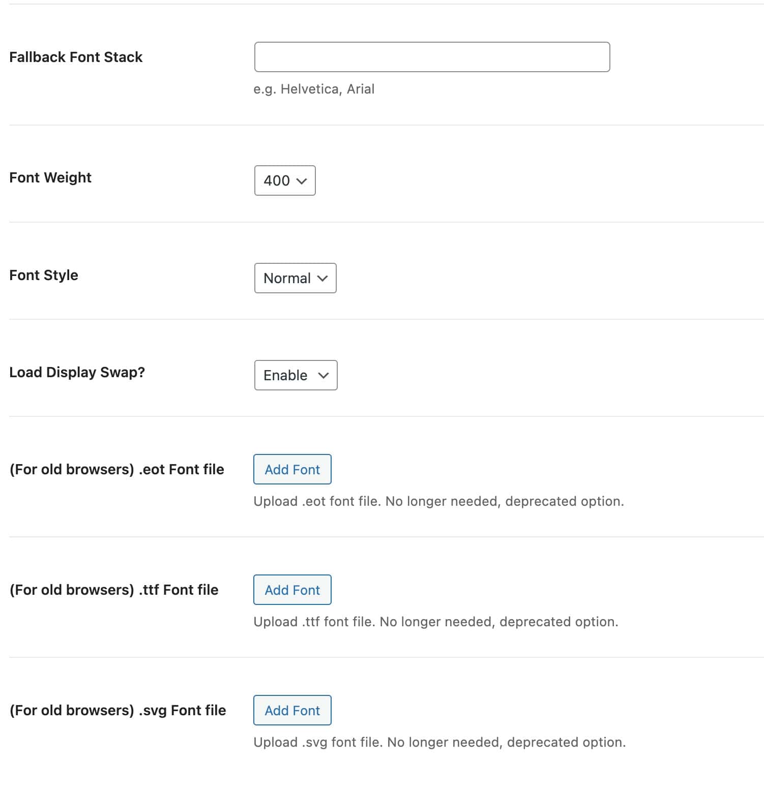 Kadence Custom Fonts - Kadence WP Documentation