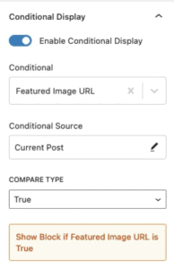 Display Blocks Conditionally (Conditional Display) - Kadence WP Documentation