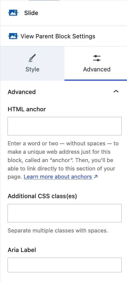 Advanced Slider - Kadence WP Documentation