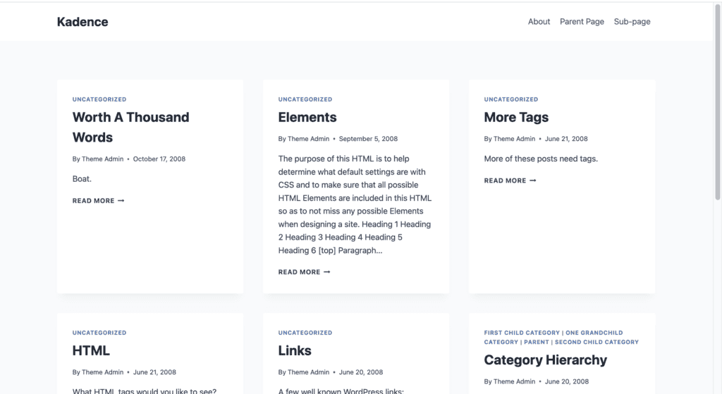 How to Use an Element to Replace the Archive Loop Item Content - Kadence WP Documentation