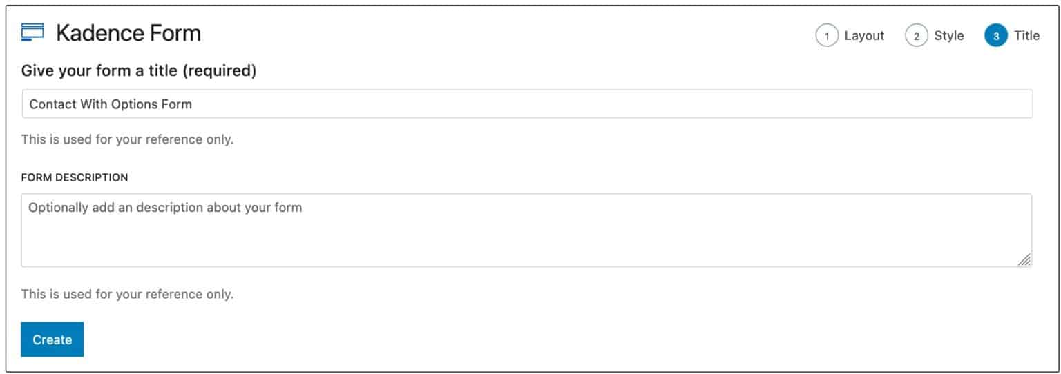 Form (Adv) Block - Kadence WP Documentation