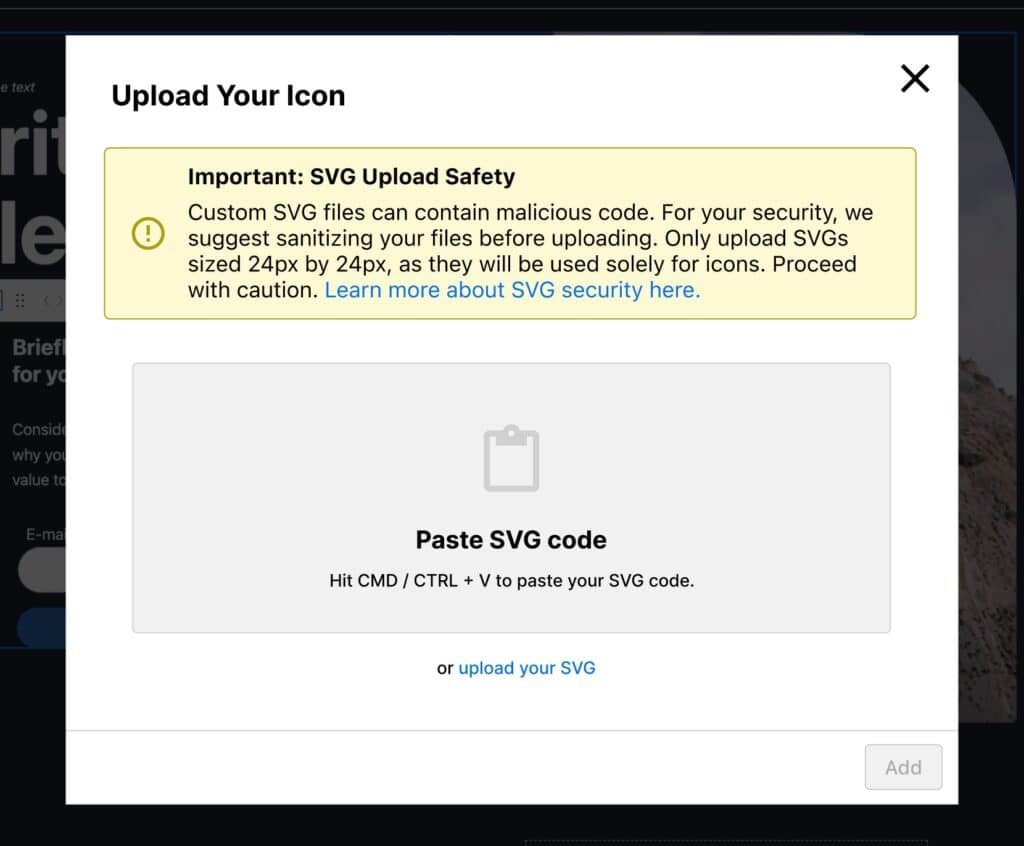 Using Custom SVG Icons with Kadence Blocks Pro - Kadence WP Documentation