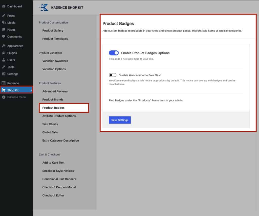Product Badges - Kadence WP Documentation