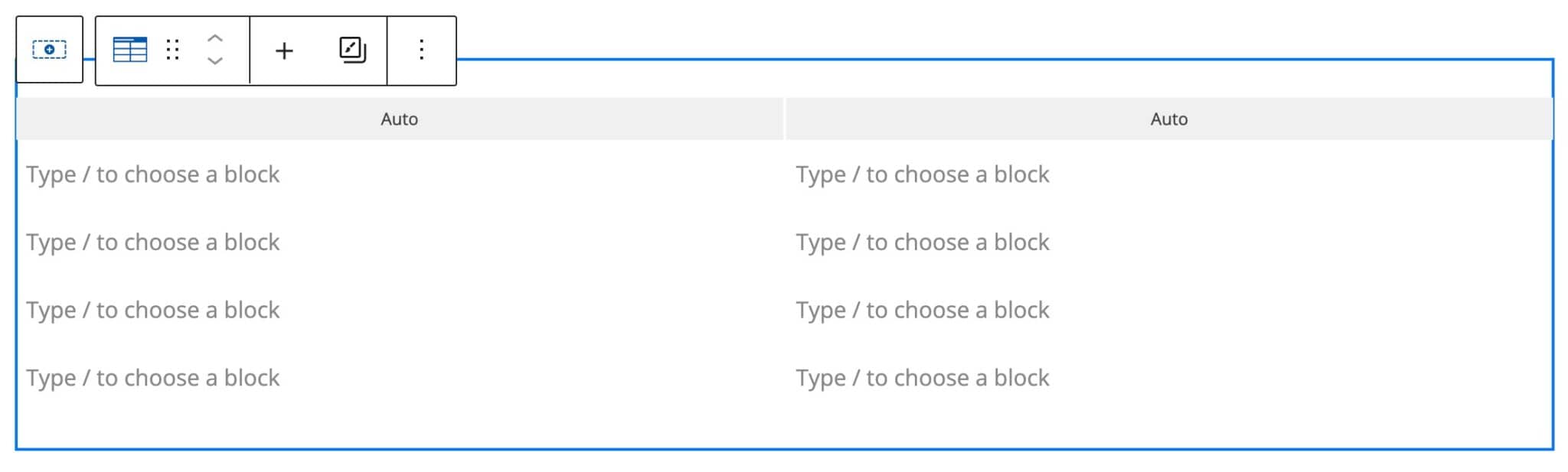 Table (Adv) Block - Kadence WP Documentation