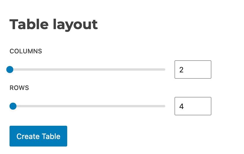Table (Adv) Block - Kadence WP Documentation