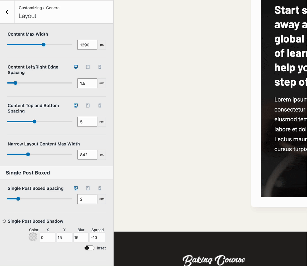How to eliminate empty space on Posts, Pages, and Archives - Kadence WP Documentation