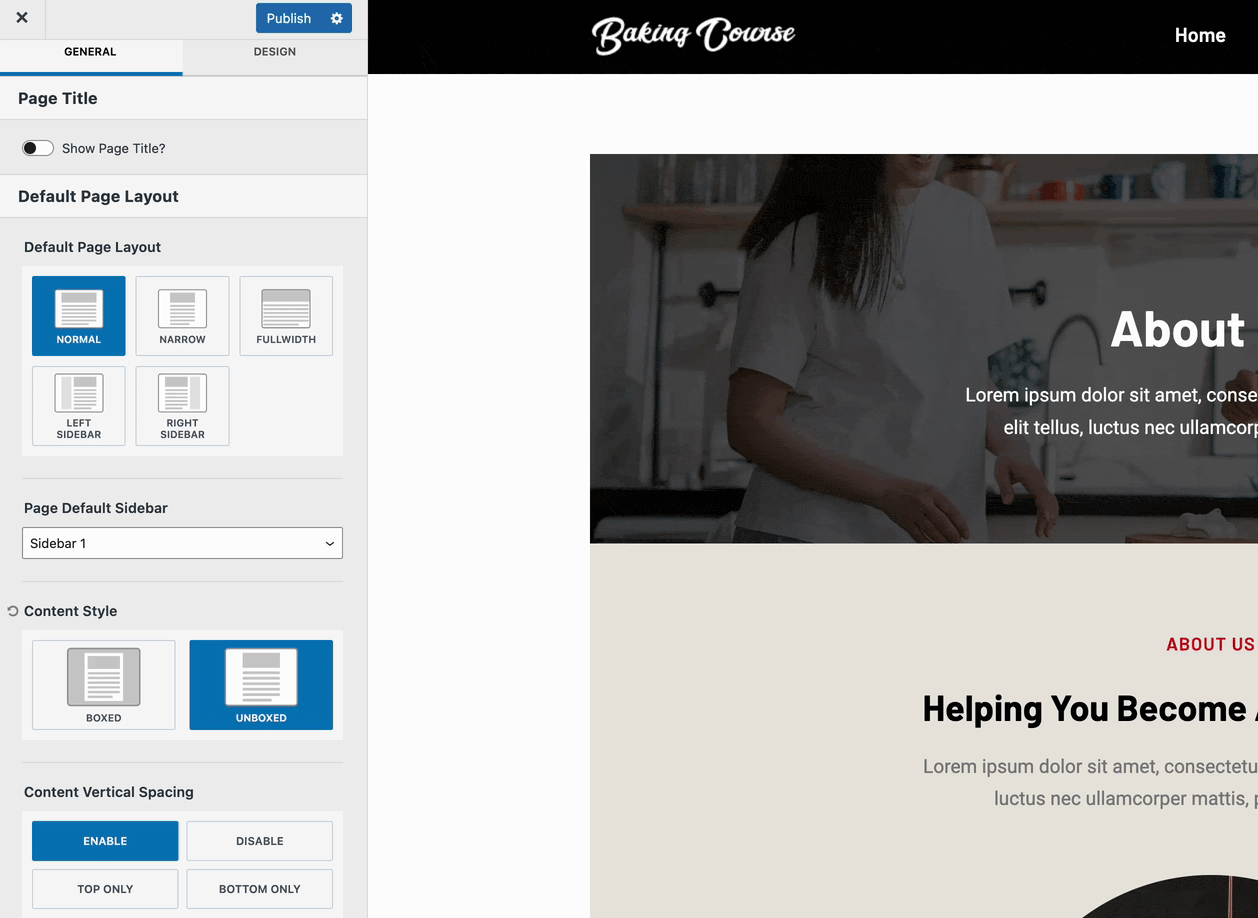 How to eliminate empty space on Posts, Pages, and Archives - Kadence WP Documentation