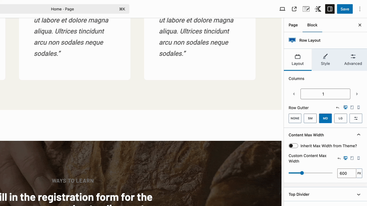 How to eliminate empty space on Posts, Pages, and Archives - Kadence WP Documentation