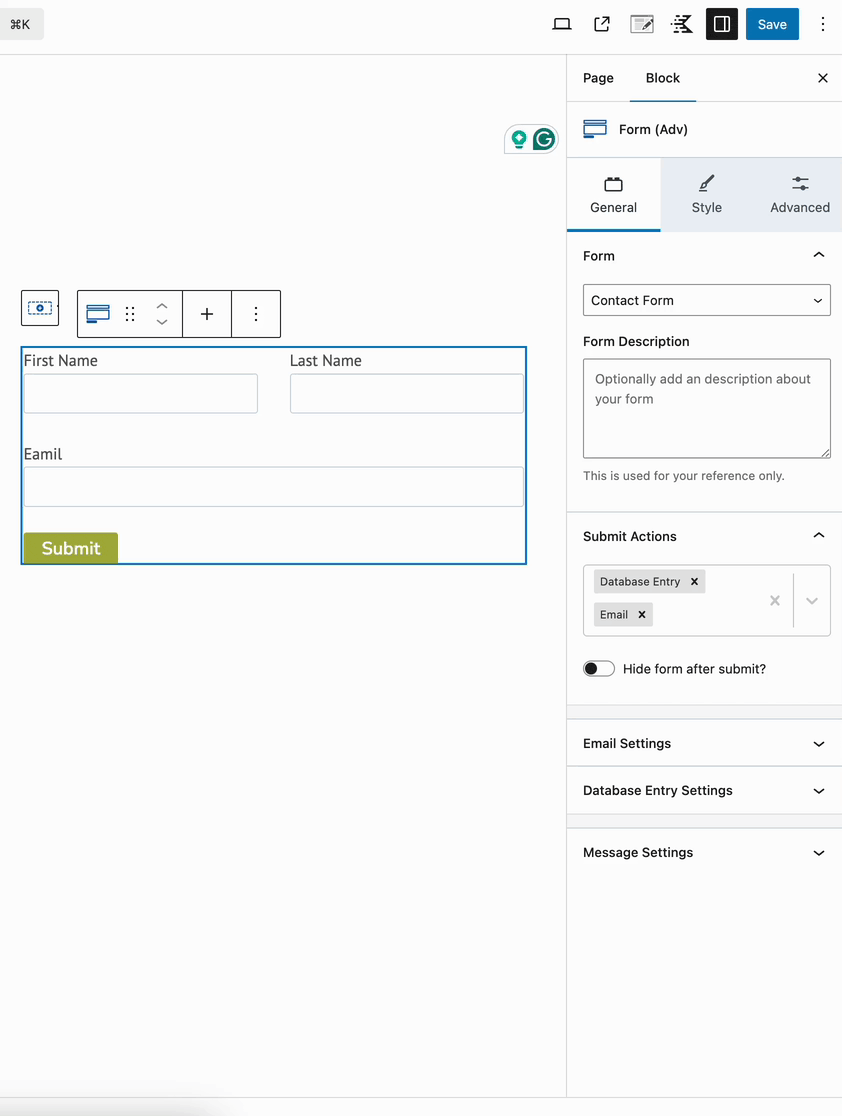 Integrating Kadence Forms with Brevo - Kadence WP Documentation