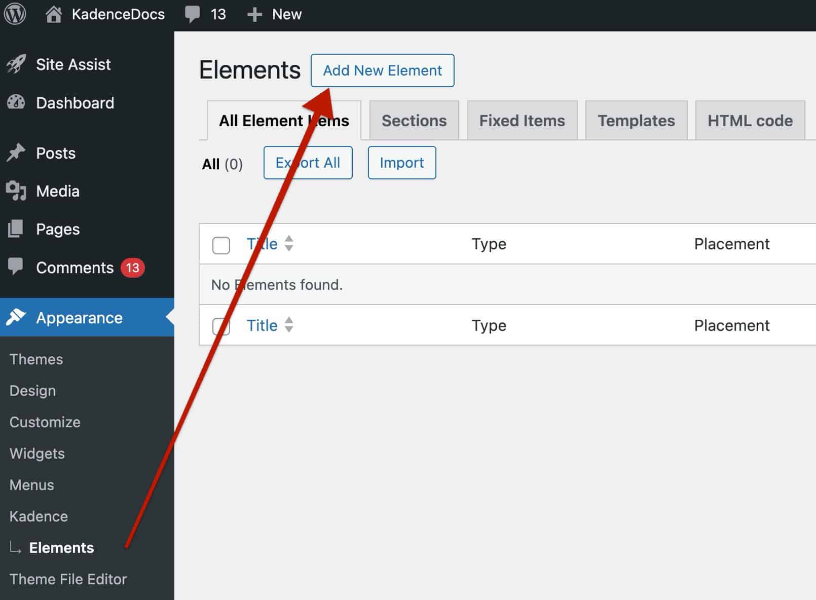 Kadence Fixed Section Hooked Elements - Kadence WP Documentation