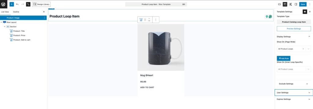 Product Catalog Loop Item Templates (Woo Templates) - Kadence WP ...