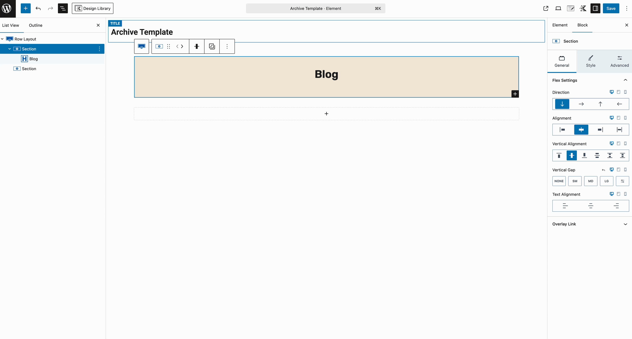 The Four Types of Kadence Elements - Kadence WP Documentation