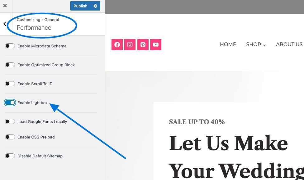 How to Enable the Kadence Lightbox Feature for Image Links - Kadence WP Documentation
