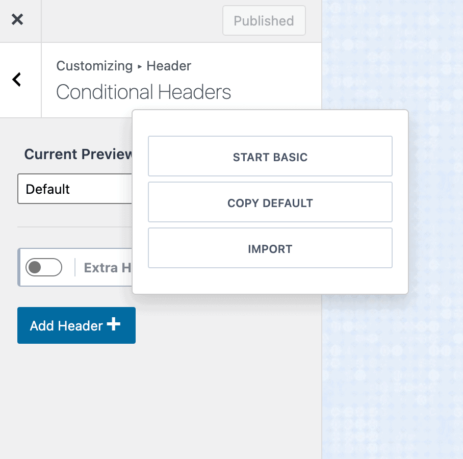 New! Conditional Headers - Kadence WP