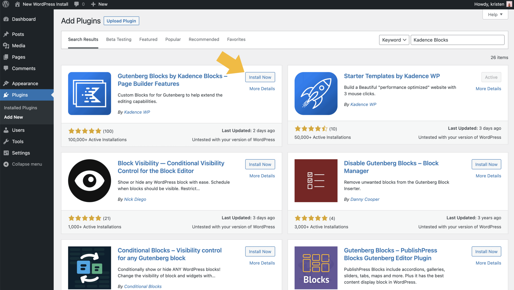 How to Create a WordPress Button - Kadence WP
