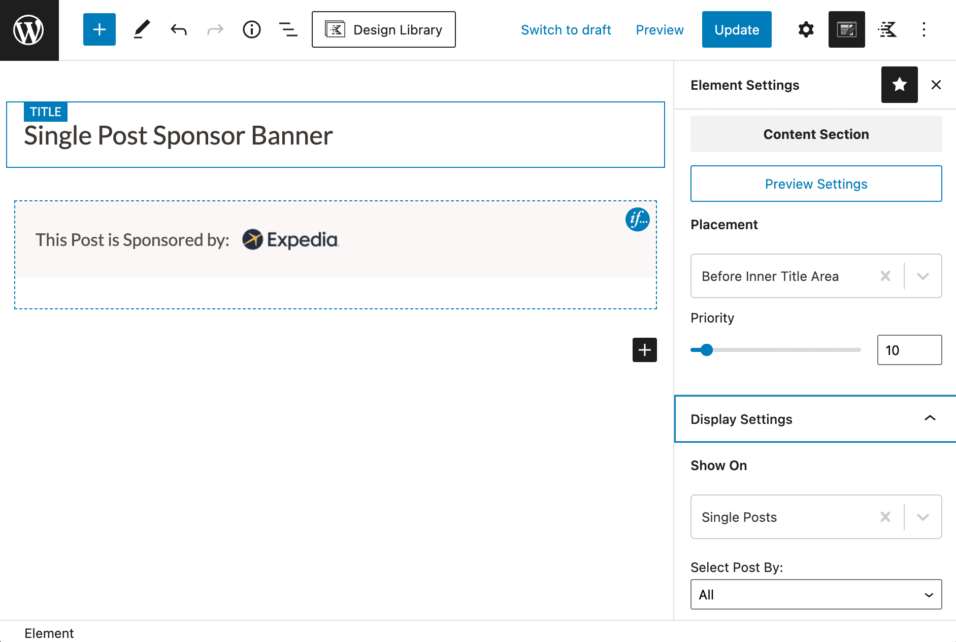 How to Create a Custom Sponsor Listing and Banner with Kadence Elements ...